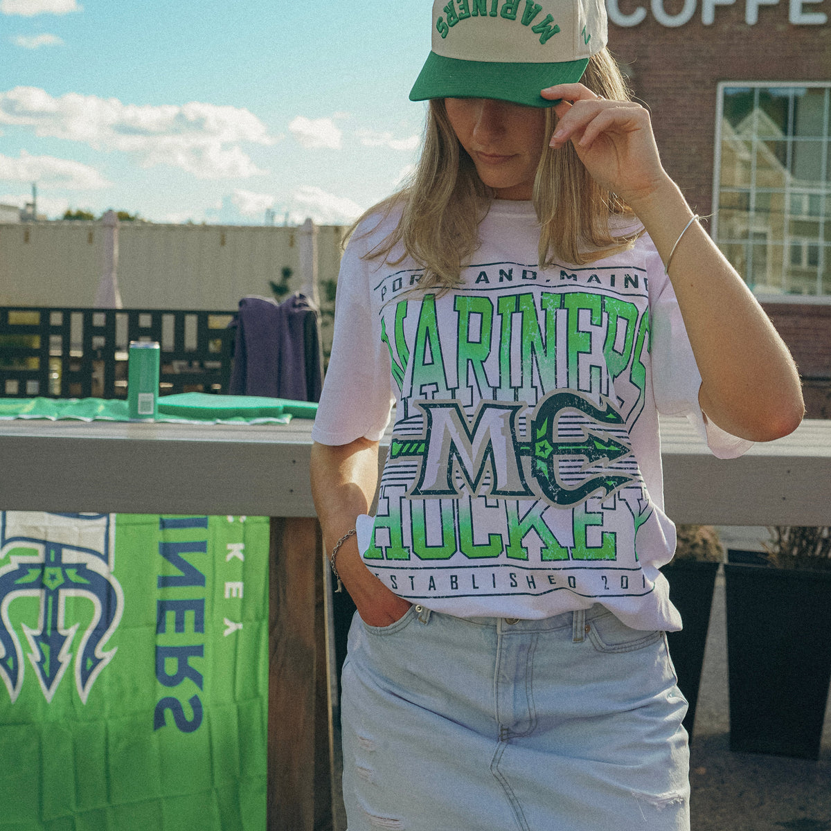 Maine Mariners Vintage Tee – Official Maine Mariners Team Store